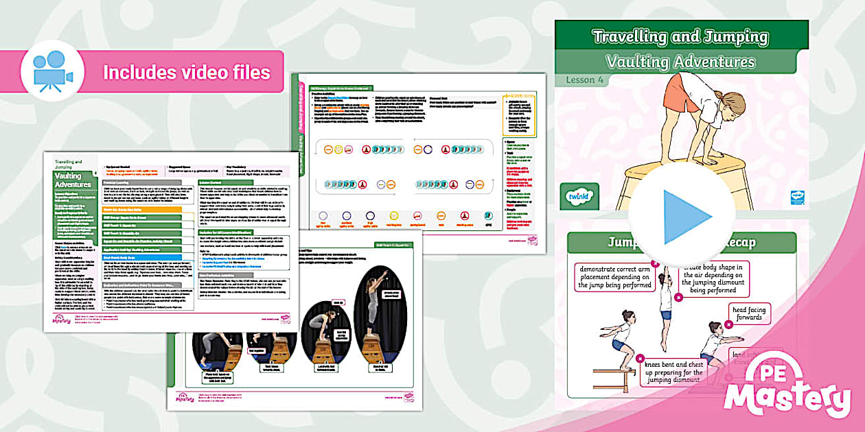 Gymnastics Vaulting Lesson Pack (teacher made) - Twinkl