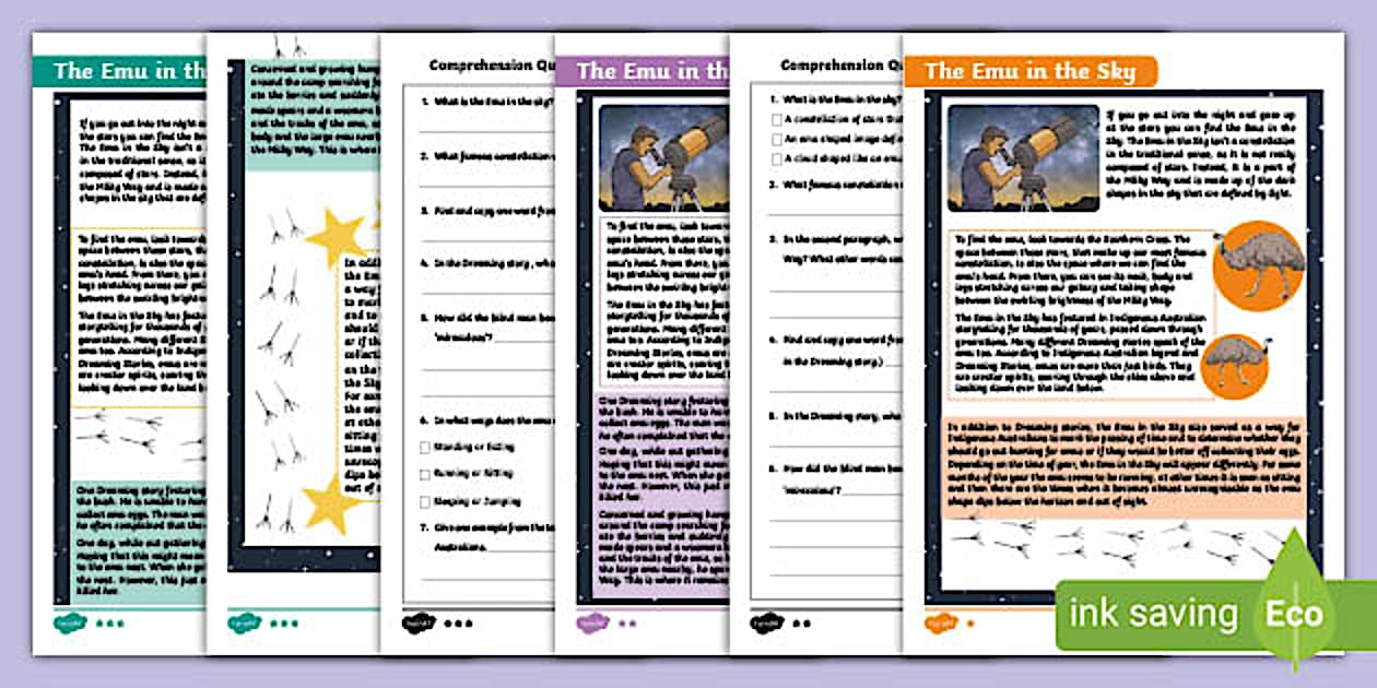 Aboriginal Australian Astronomy Worksheet | Primary Teaching