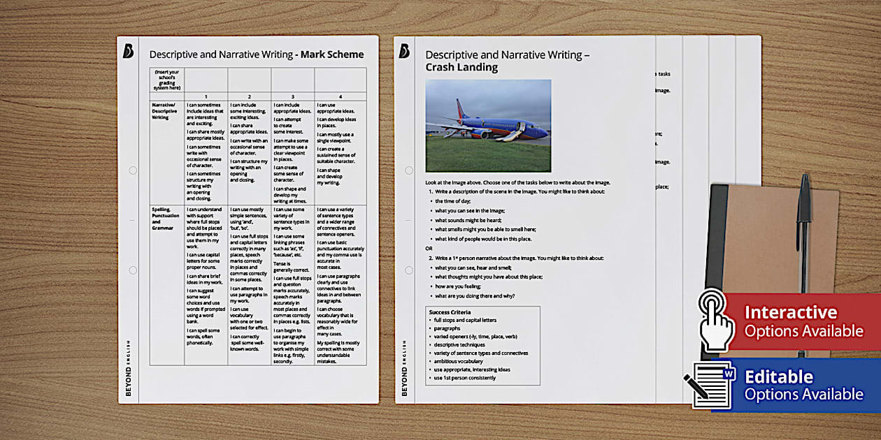 Teaching Narrative Writing Year 7 Assessment Pack - English