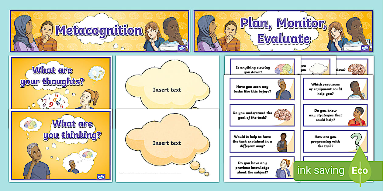 KS2 Metacognition Resource Pack (teacher made) - Twinkl