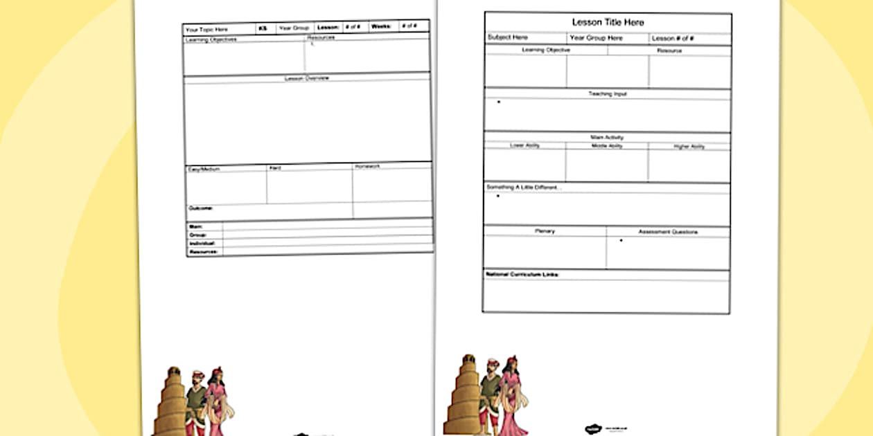 Early Islamic Civilisation Editable Individual Lesson Template