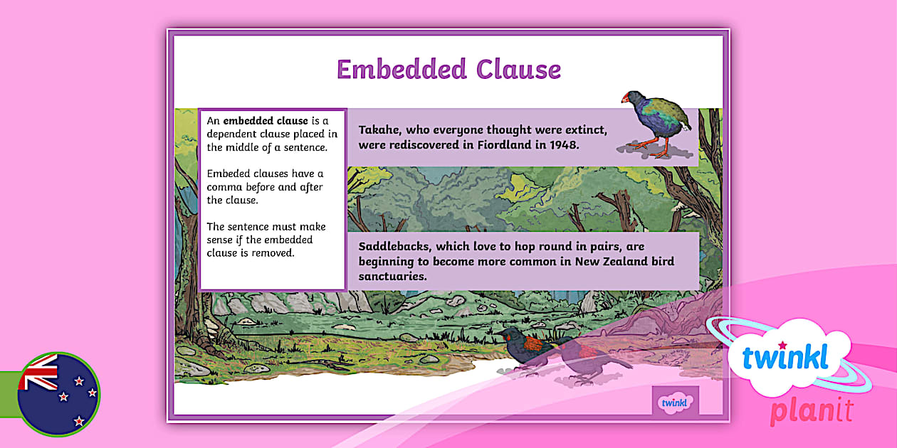 Embedded Clauses Poster