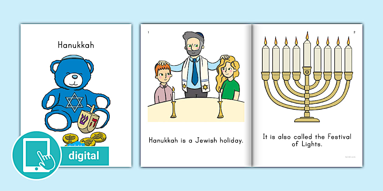 Hanukkah eBook for Kindergarten Students - Twinkl USA