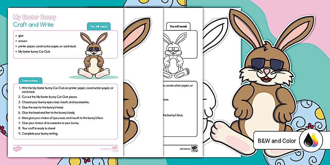Easter Bunny Craft and Write | Twinkl USA Resources - Twinkl