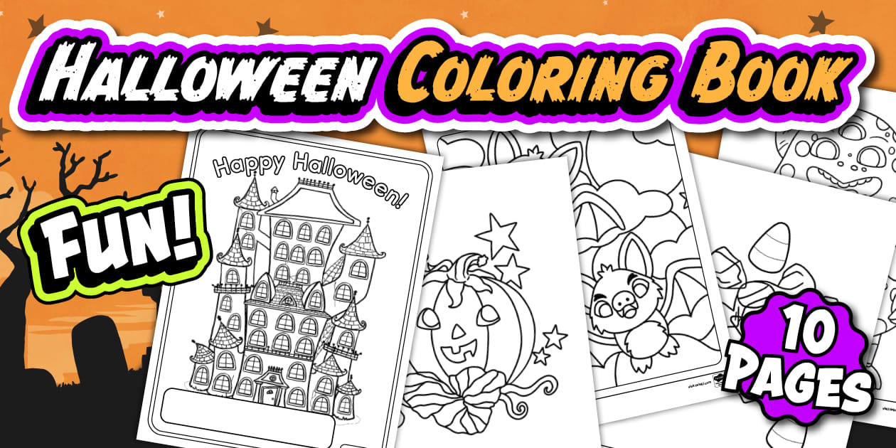 Halloween Coloring Book | Low-Prep Printable Coloring Pages