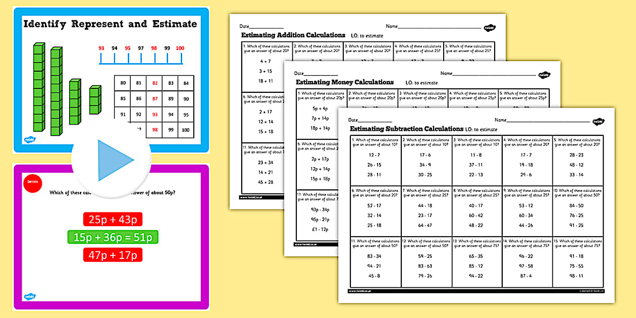 Year 2 Estimating in Maths Lesson Pack - Maths Resources