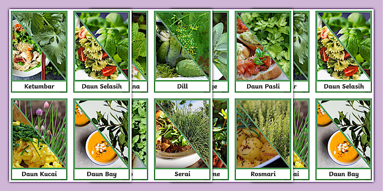 Menggunakan herba untuk memasak. Makanan berperisa dan kesihatan