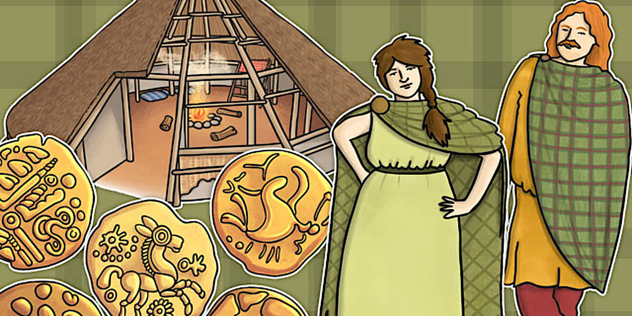 Iron Age Large Display Cut Out Pack (teacher made) - Twinkl