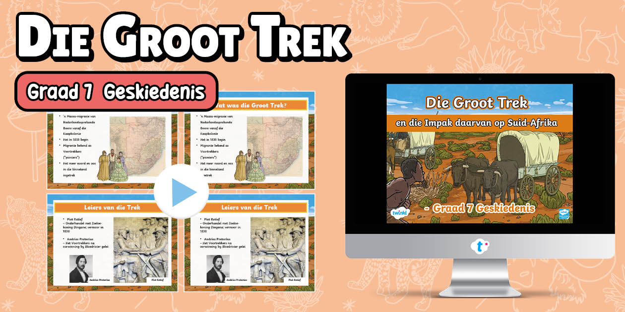 Graad 7 - Geskiedenis - Die Groot Trek - PowerPoint