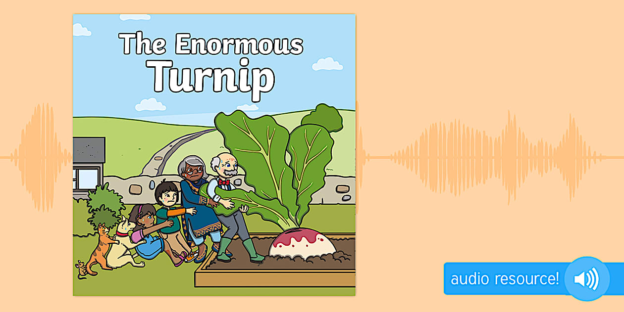 The Enormous Turnip Audio Book (Teacher-Made) - Twinkl