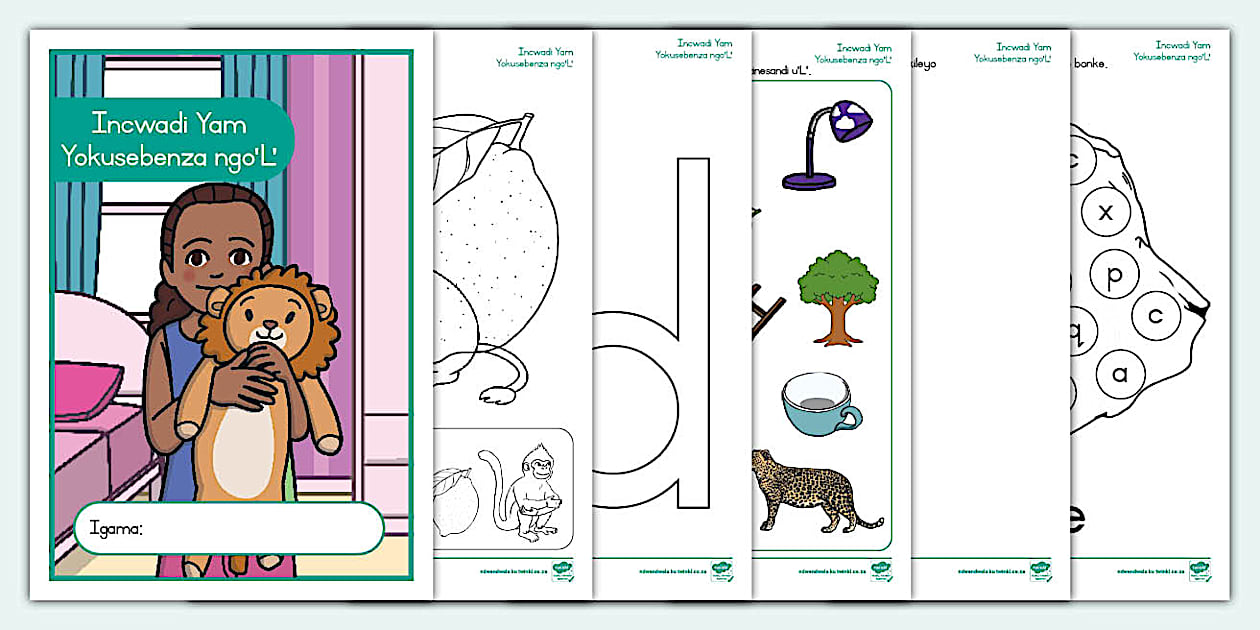 Ibanga R Izandi: Unobumba L Workbook (teacher made) - Twinkl