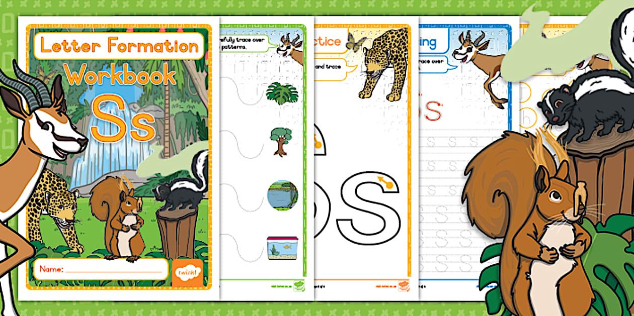 Grade 1 Letter Formation Workbook - Ss (teacher made)