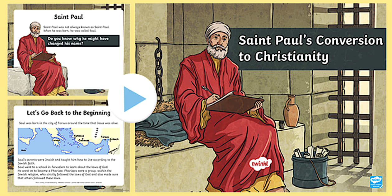 Saint Paul's Conversion Story PowerPoint - Twinkl