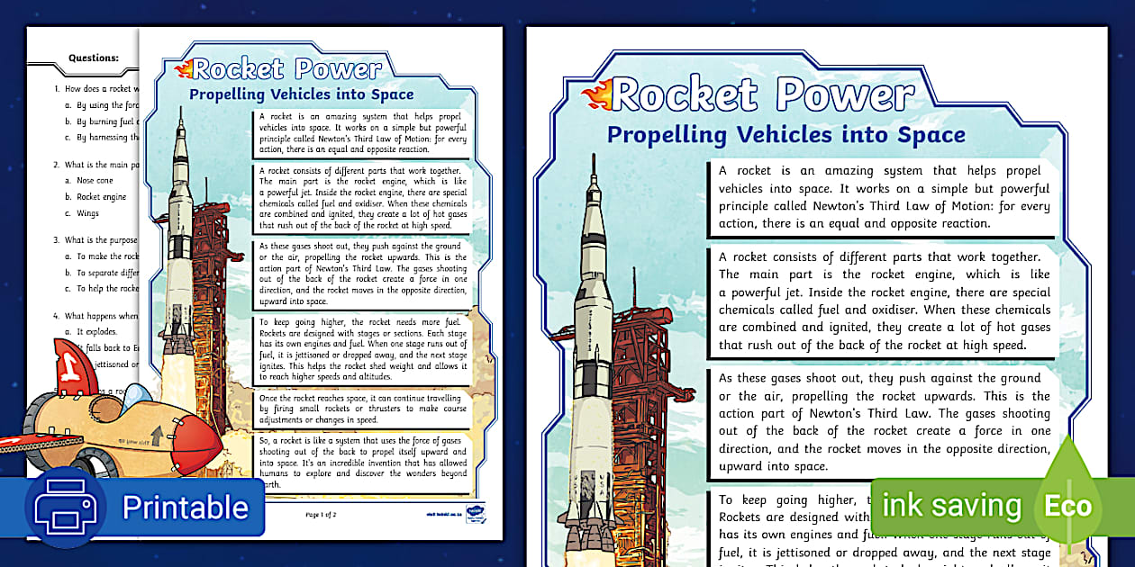 Rocket Power: Propelling Vehicles into Space
