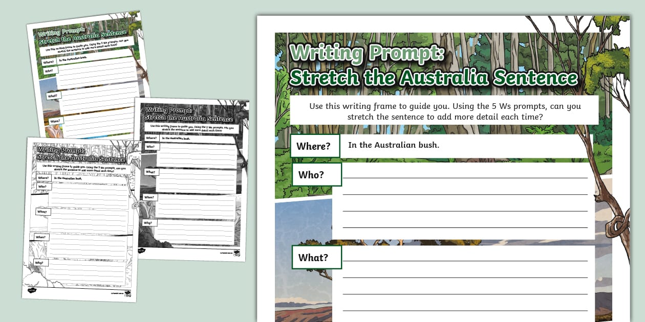 Writing Prompt: Stretch the Australia Sentence