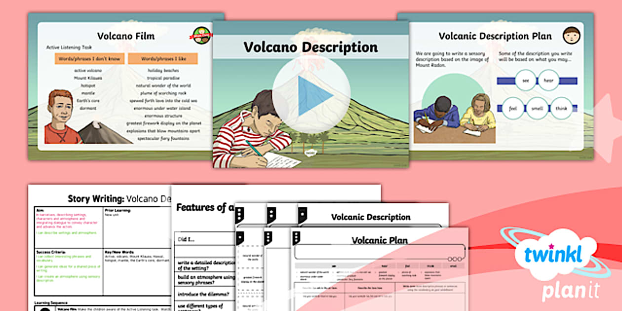 Extreme Earth: Earthquakes and Volcanoes Lesson Pack Story Writing (1)