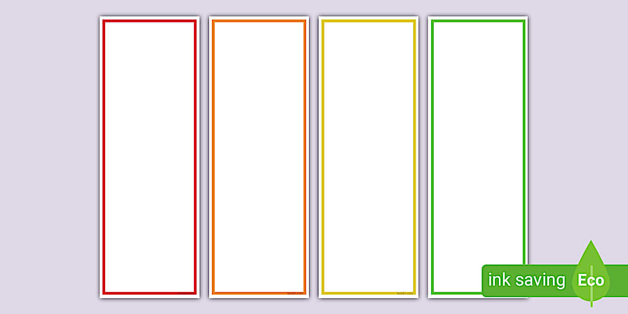 Design Your Own Bookmarks - Blank Templates (teacher made)