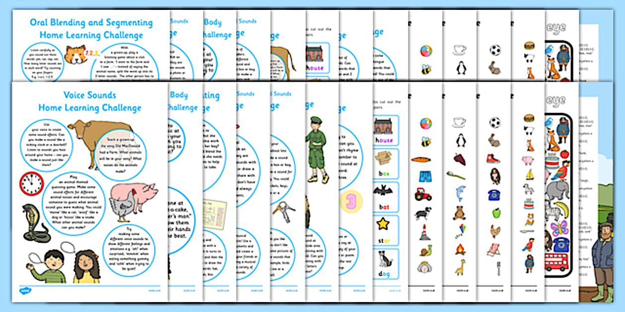 Phase 1 Home Learning Tasks (teacher made) - Twinkl