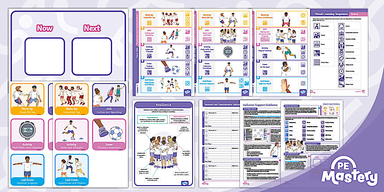 PE Mastery: Teamwork & Communication Inclusive Support Pack