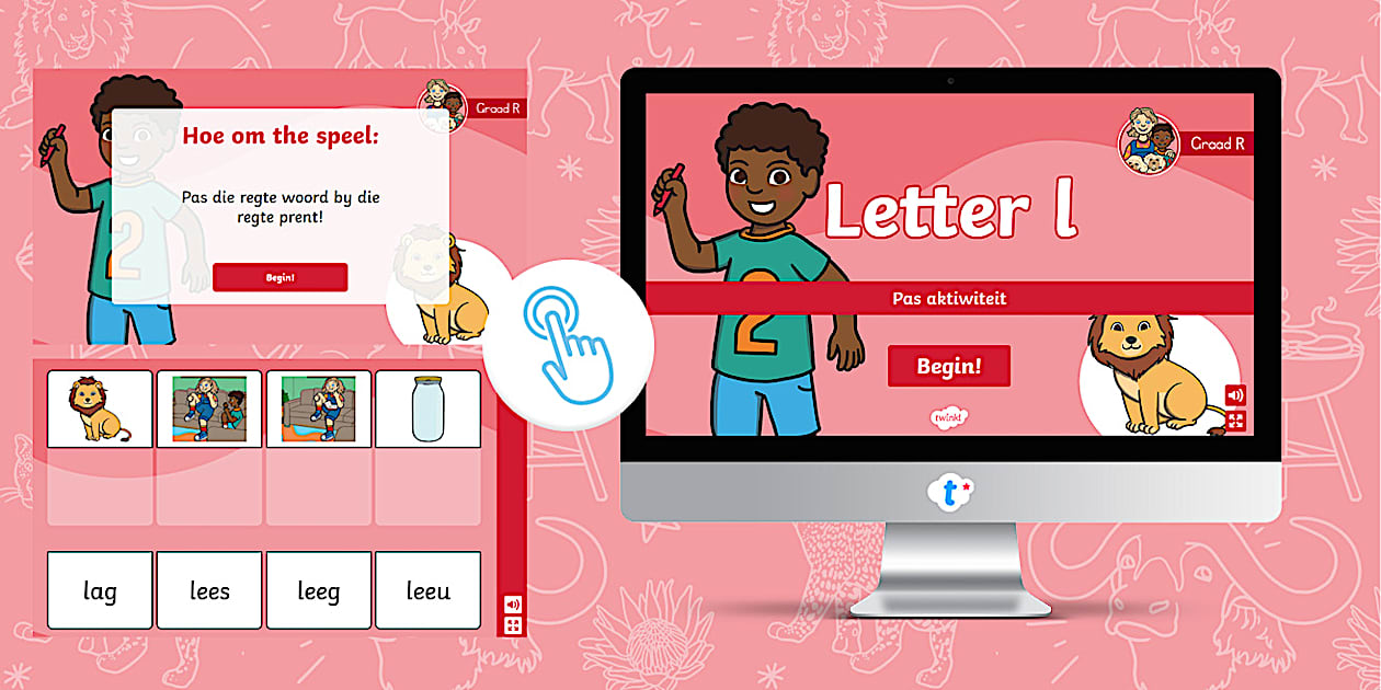 Graad R Klanke Aanlyn Speletjie l (teacher made) - Twinkl