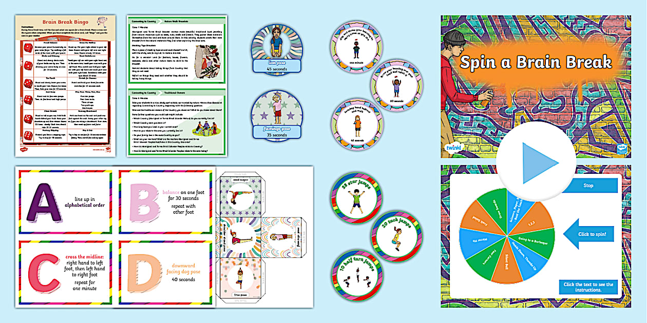 Brain Breaks Mega Bundle Pack (teacher made) - Twinkl