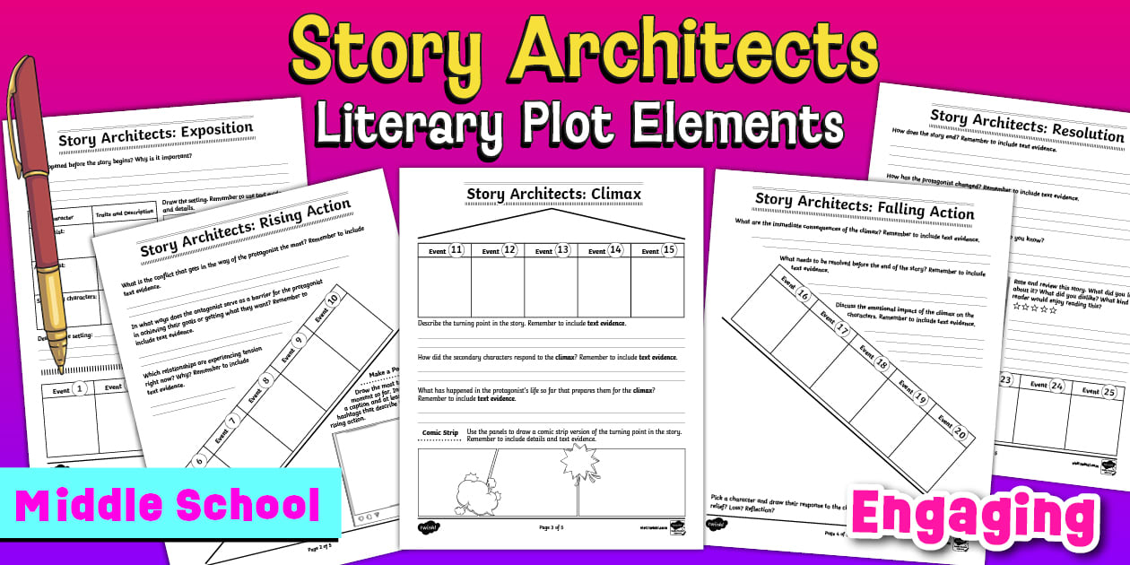 Seventh Grade Story Architects: Plot Elements Challenge