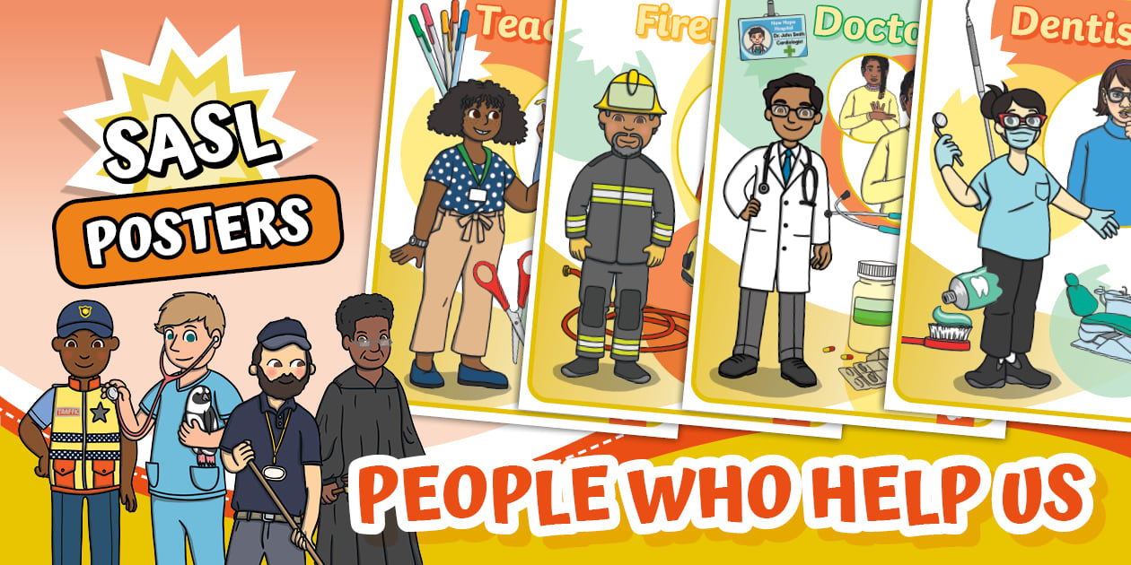 FP - SASL - People Who Help Us - Display Posters (CAPS)