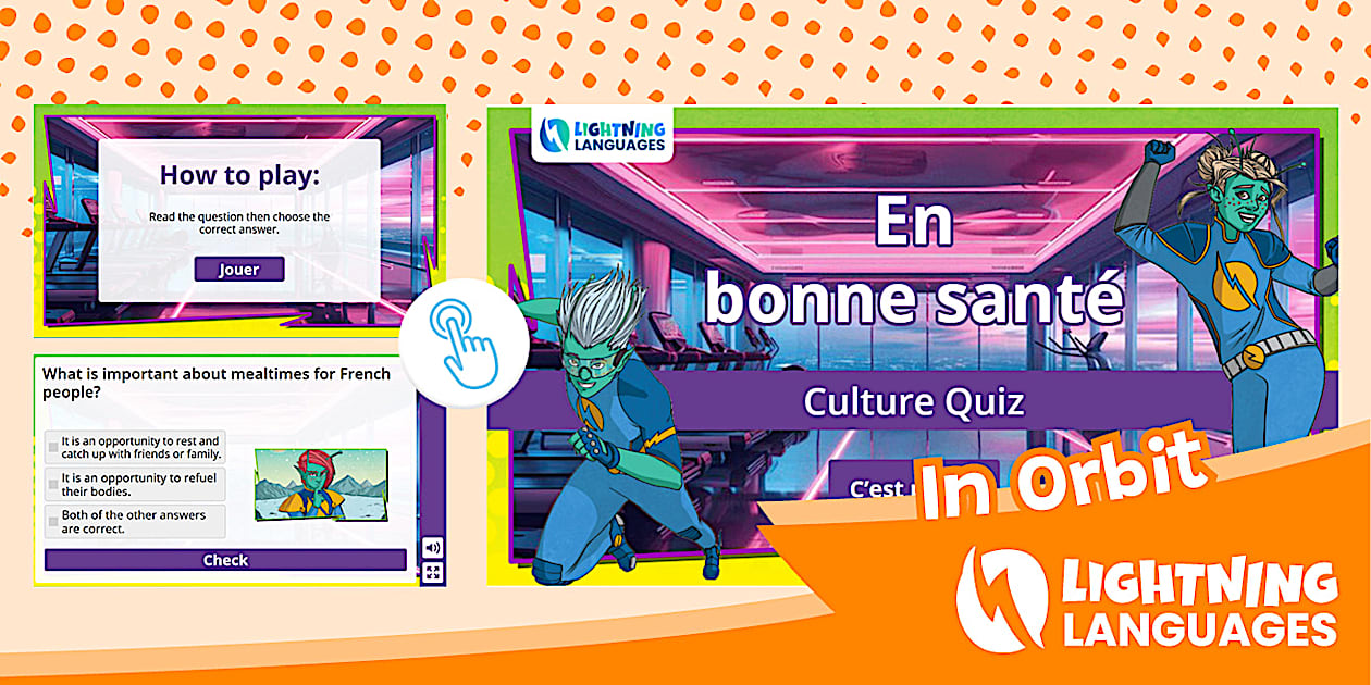 👉 French Keeping Healthy Quiz for KS2 Students