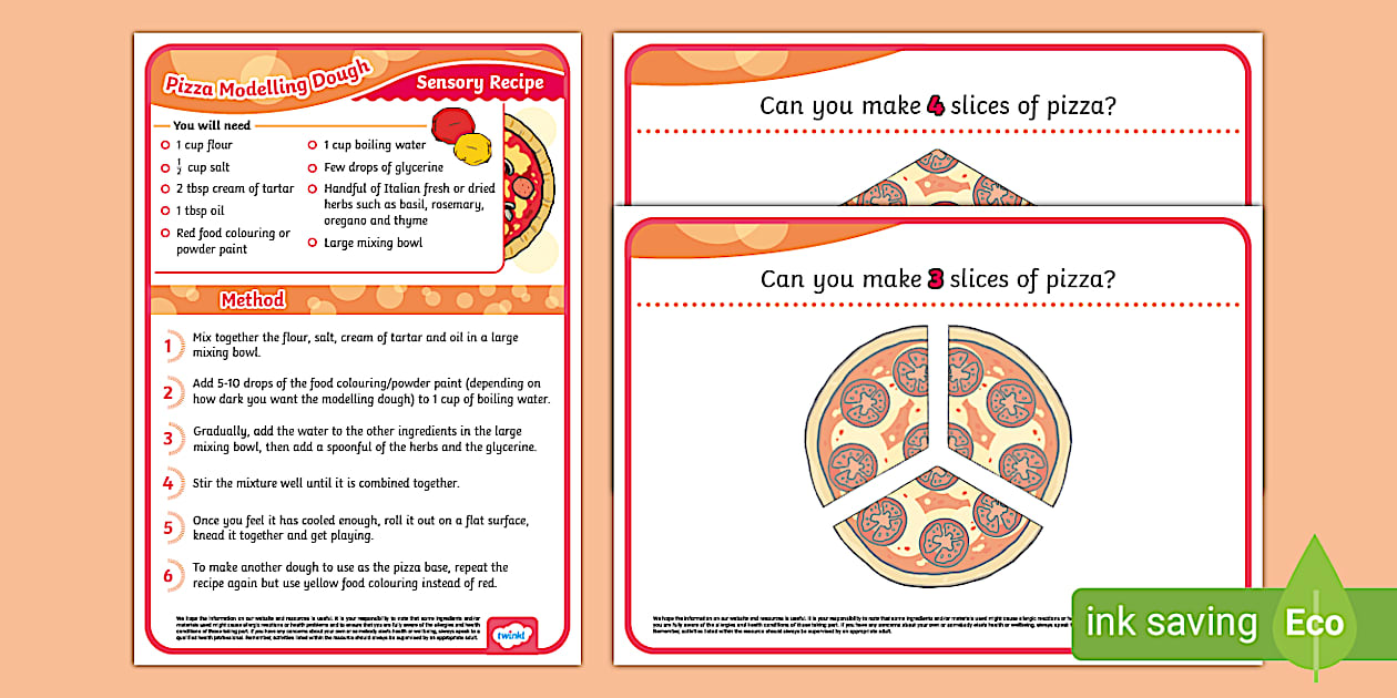 Pizza Modelling Dough Resource Pack (teacher made) - Twinkl