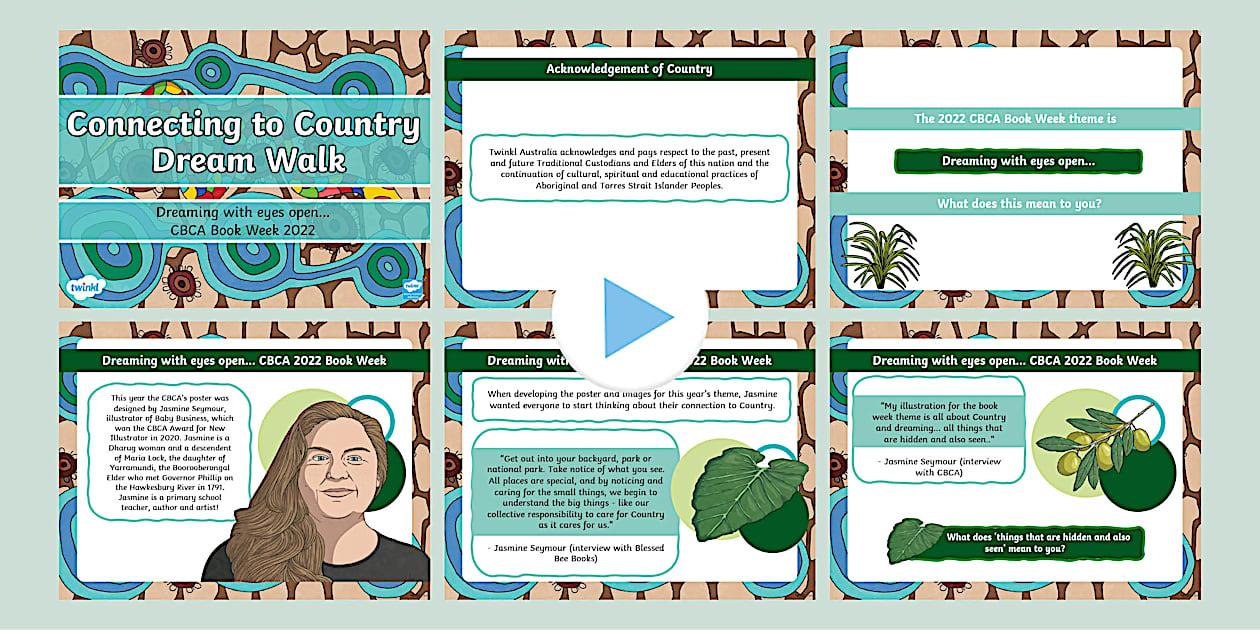 Connecting to Country Dream Walk PowerPoint - Twinkl