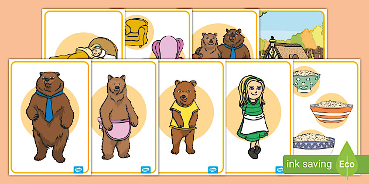 Goldilocks and the Three Bears Display Posters - Twinkl