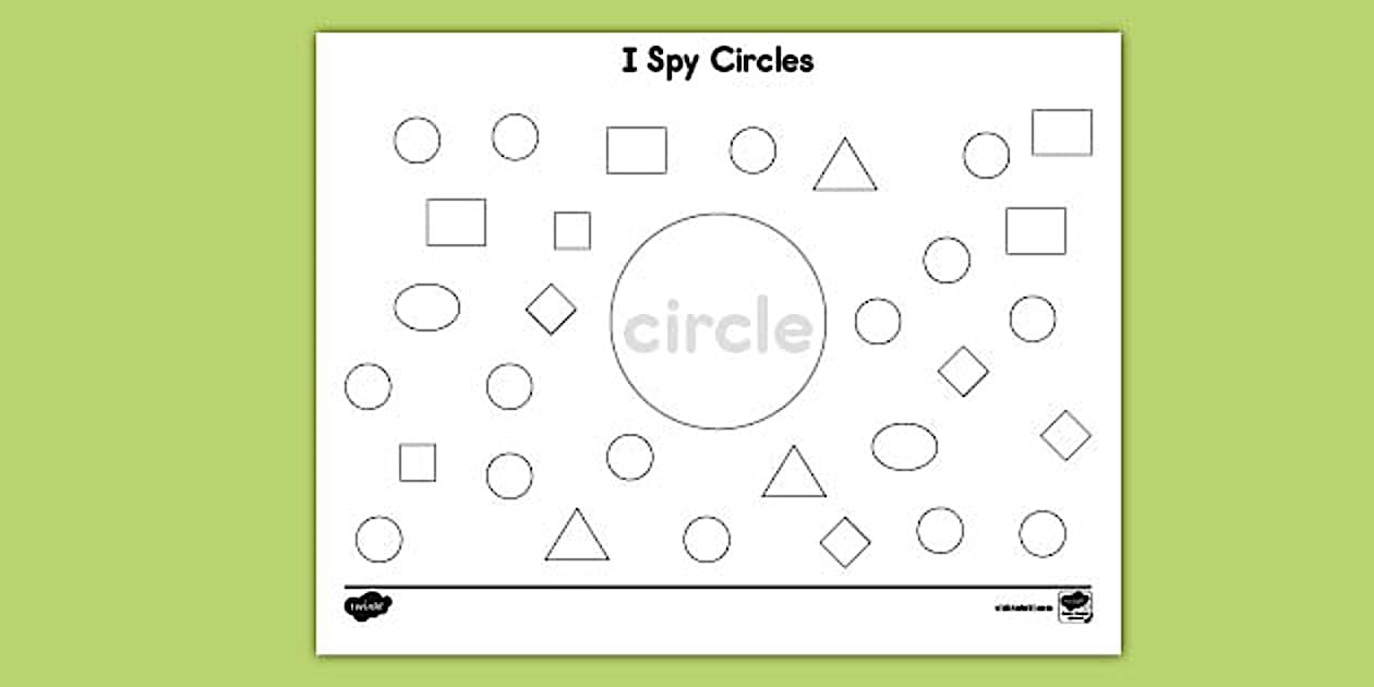 I Spy Circles Activity (teacher made) - Twinkl