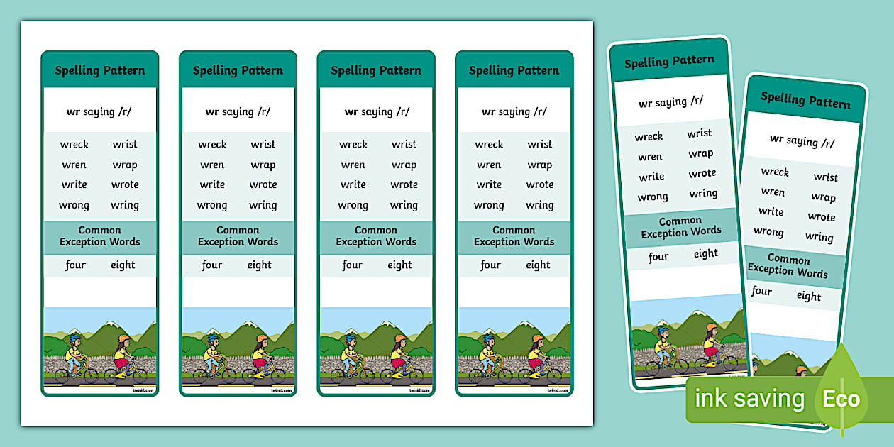 Twinkl Phonics Level 6 Week 7 Spellings Bookmarks - Twinkl