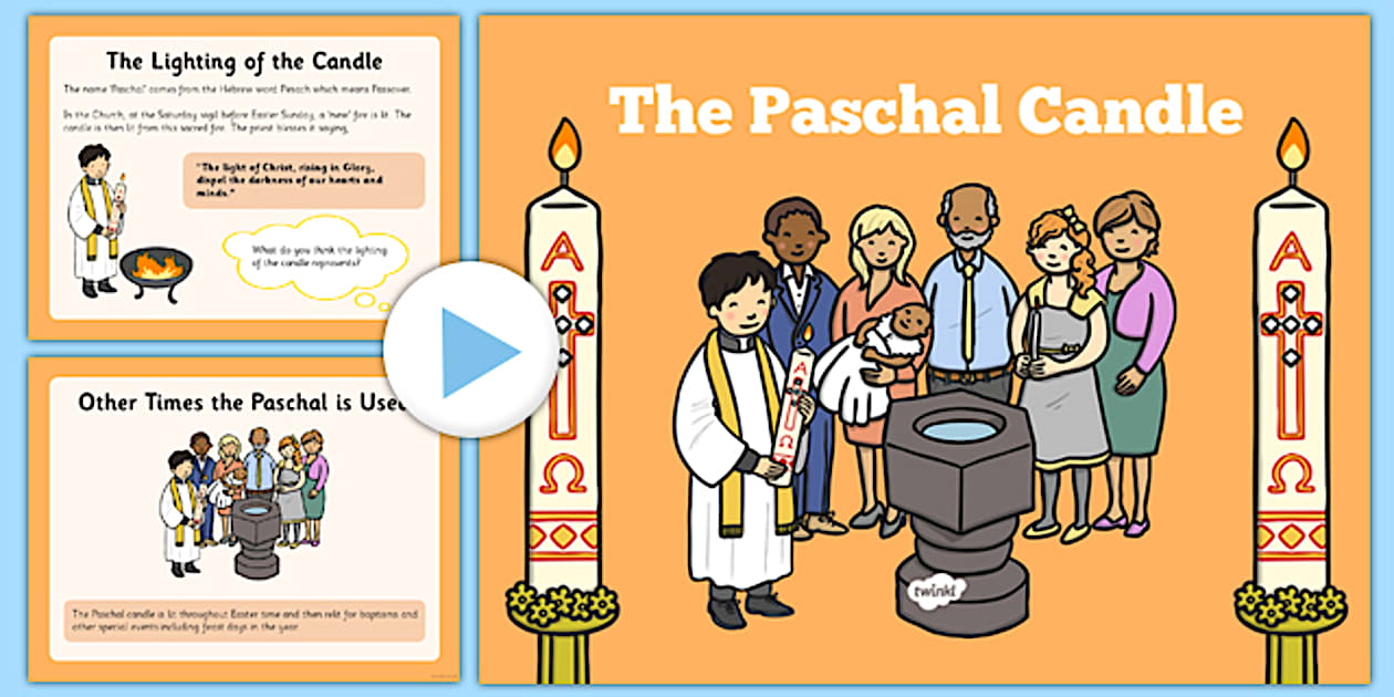 Paschal Candle PowerPoint (teacher made) - Twinkl