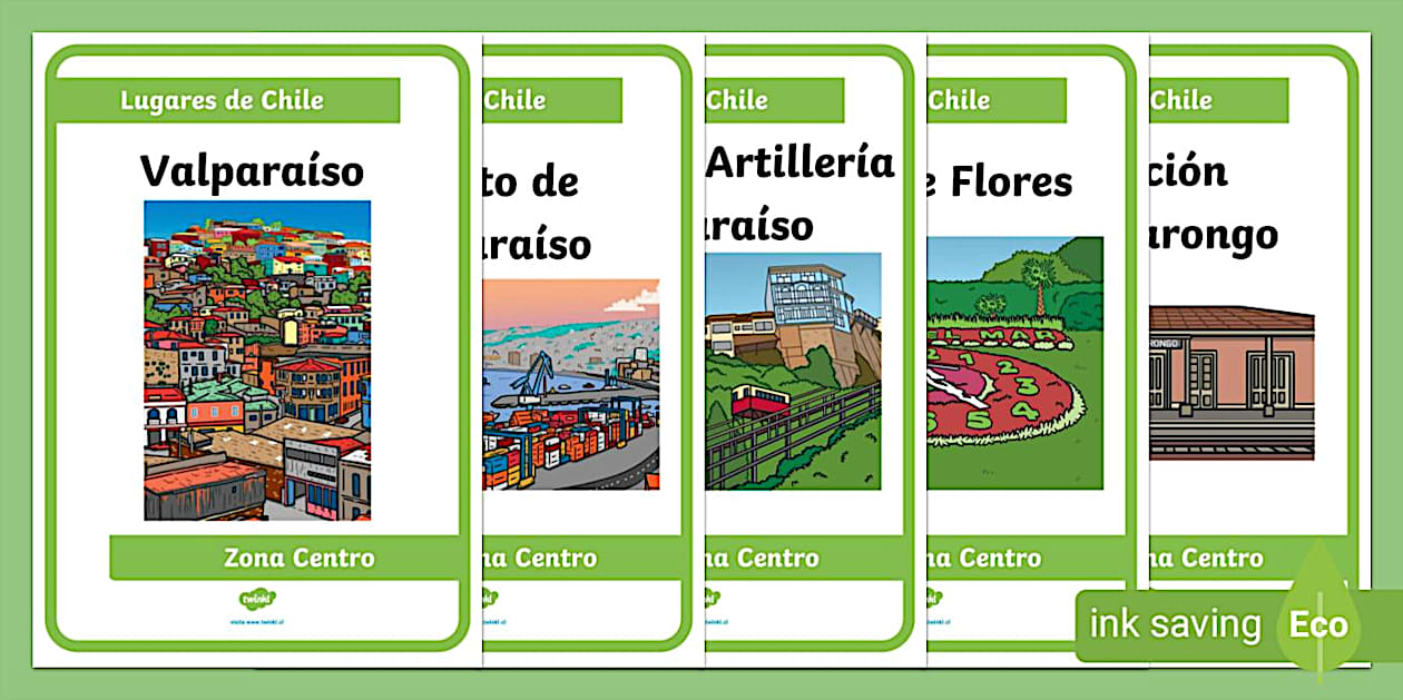 Póster: Imágenes de la zona central de Chile para imprimir