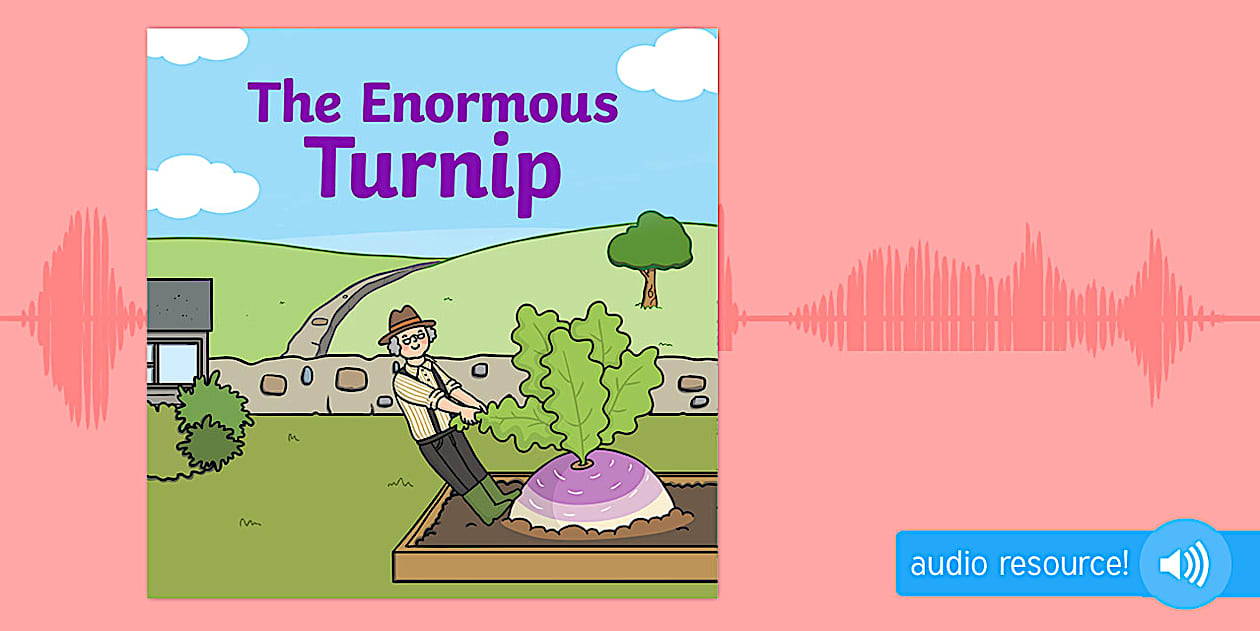 The Enormous Turnip | Audiolibro in inglese (teacher made)