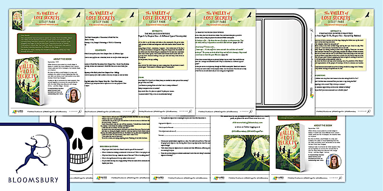 FREE! - Lesley Parr: The Valley of Lost Secrets Teacher Resource Pack