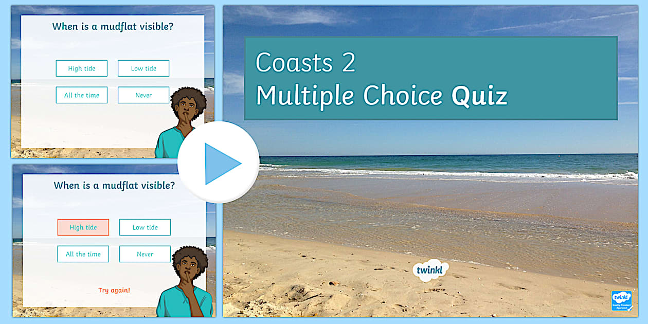 Coasts Quiz 2 PowerPoint (teacher made) - Twinkl