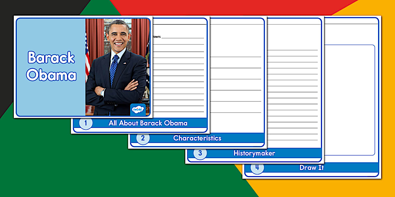 Barack Obama Worksheets | Resource | Twinkl USA - Twinkl