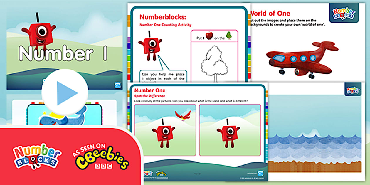 FREE! - 👉 Numberblocks: Number One Resource Pack - Maths Resources