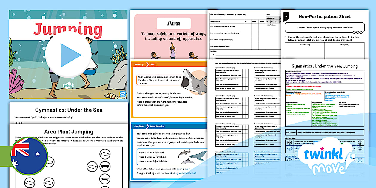 Under the Sea Lesson 4 – Jumping (l'enseignant a fait)