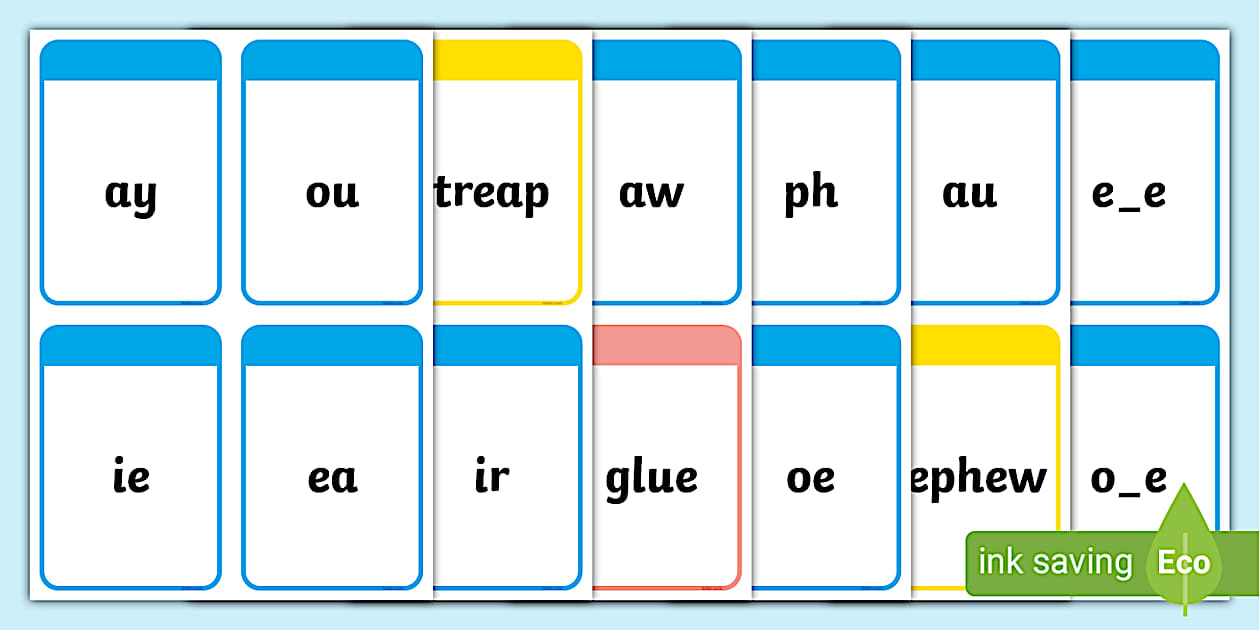 Phonics Level 5 Assessment Flashcards (teacher made)