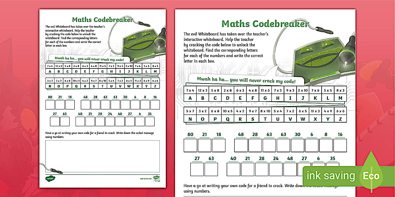 Maths Codebreaker (Hecho por educadores) - Twinkl