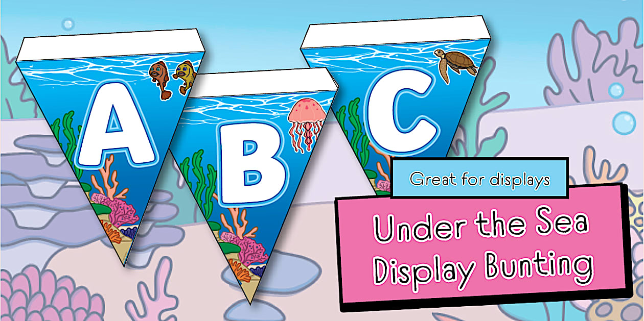 * NEW * Foundation Phase - Classroom Organisation - Under the Sea - Display