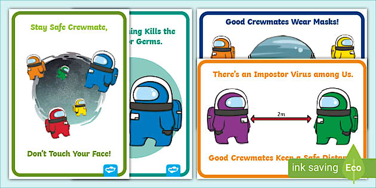 KS2 Impostor Keep Safe Posters (teacher made) - Twinkl