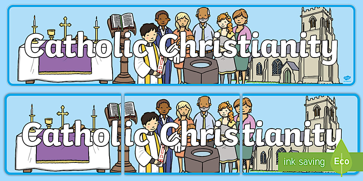 Catholic Christianity Display Banner CfE (teacher made)