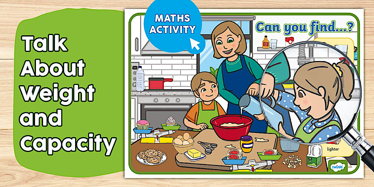 👉 Talk About Weight and Capacity Maths Activity