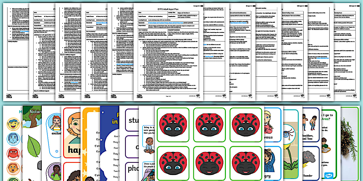 EYFS My Emotions Planning & Resource Pack (Ages 3-4)