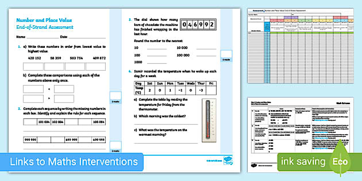 👉 Y5 Number and Place Value End-of-Unit Assessment