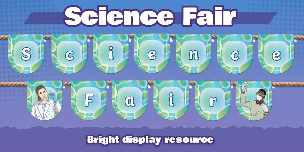 Science Fair Display Bunting